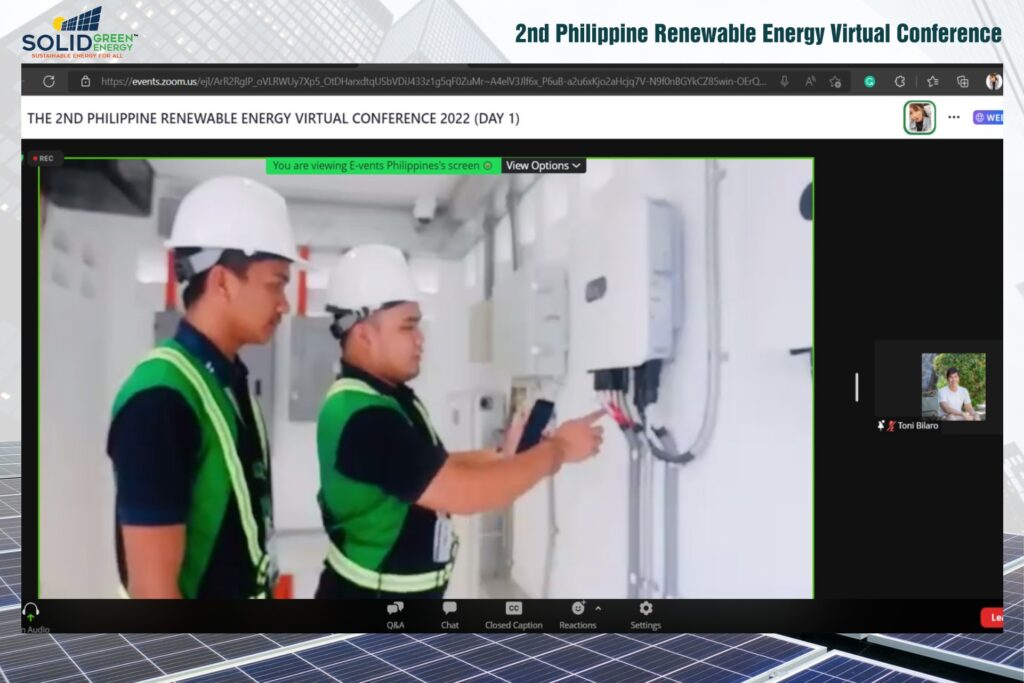 The 2nd Philippine Renewable Energy Virtual Conference - SolidGreen Energy